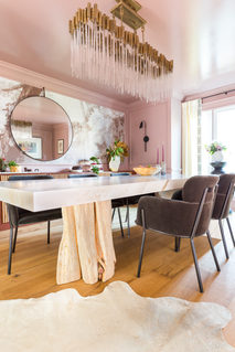 A Custom Quartz Dining Room Table Comes to Life